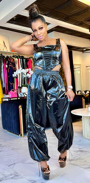 SLICK MOVES | VINYL BUSTIER – JP HARPER NYC